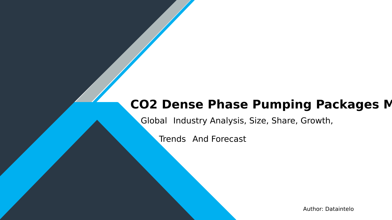 Co2 Dense Phase Pumping Packages Market Research Report 2033